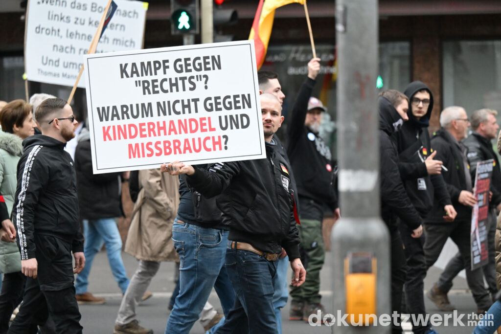 Extrem rechte Demonstration in Aschaffenburg | dokunetzwerk rhein-main