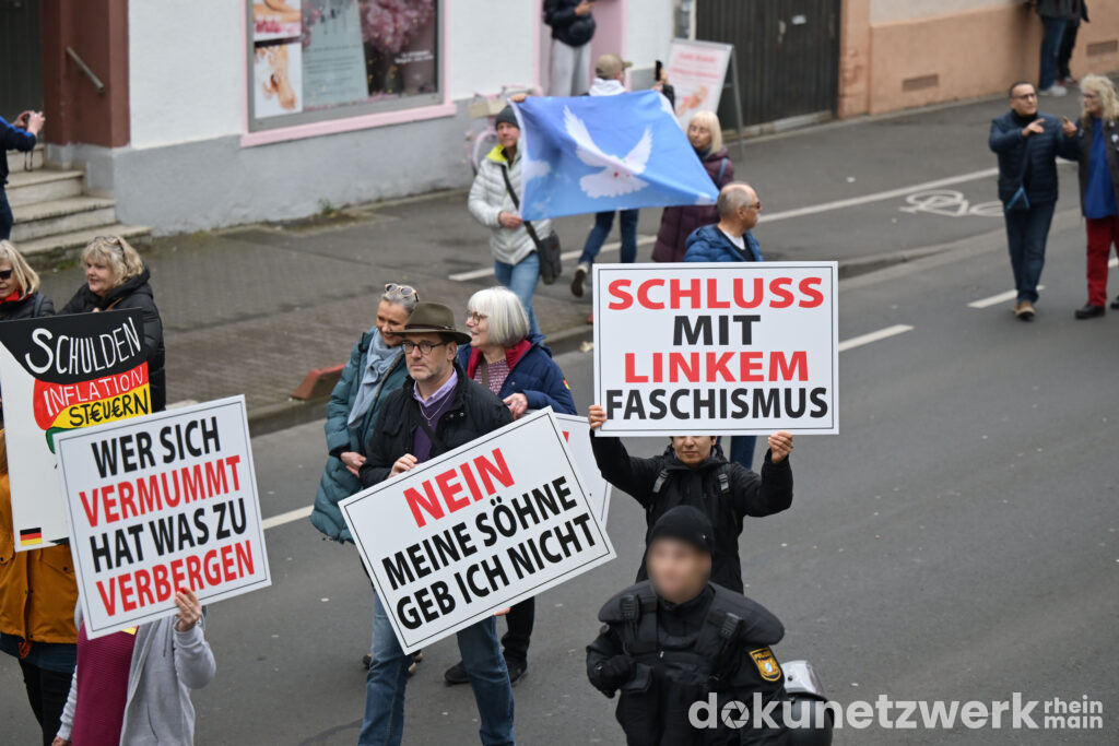 Extrem rechte Demonstration in Aschaffenburg | dokunetzwerk rhein-main