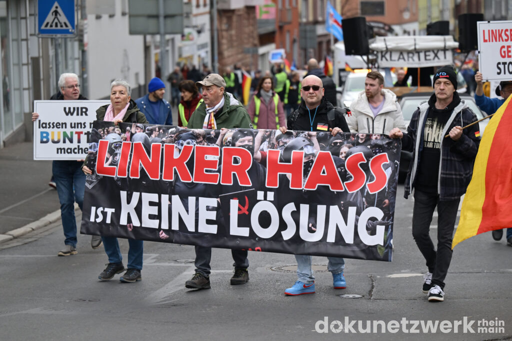 Extrem rechte Demonstration in Aschaffenburg | dokunetzwerk rhein-main